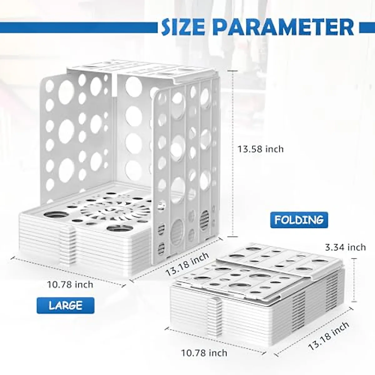 BoxLegend Tshirt Organizer Stack Easily Closet Organizers and Storage Easy to Assemble Clothes Folder Sturdiness Stackable Storage Bins Durability Closet Drawers for Clothes