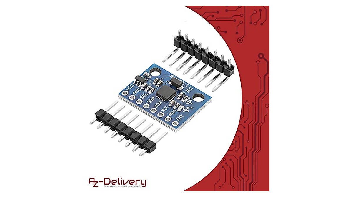Gyroscope and Accelerometer Sensor Module - AZDelivery GY-521 6DOF