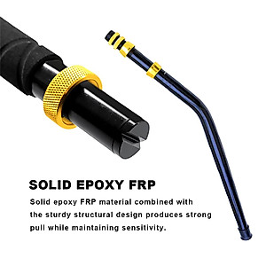 Topline Tackle 2-Pieces Deep Sea Fishing Rods, Topline Tackle Fishing Pole with 3+1 Roller Guides,Trolling Fishing Rod for Salt Water (5'6''/6’, 30-50lb/50-80lb/80-120lb)