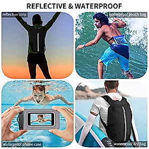 Waterproof Floating Dry Bag Backpack: 20L Lightweight Kayak Gear Drybag - Float Rolltop Outdoor Storage Pouch Pack for Swim Beach Kayaking Boating Rafting Black
