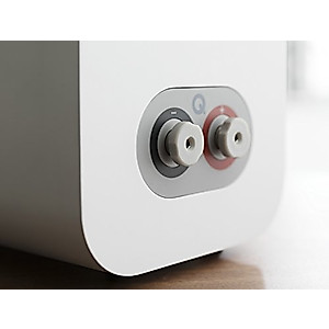 Q Acoustics 3020i Bookshelf Speakers Pair Arctic White - 2-way Reflex Enclosure Type, 5" Bass Driver, 0.9" Tweeter - Stereo Speakers/Passive Speakers for Home Theater Sound System