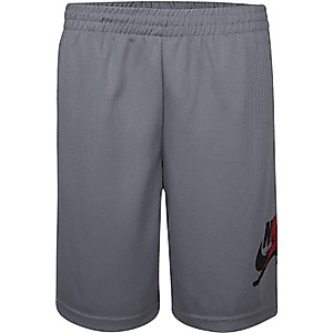 Jordan Boys Youth Classics Jumpman Mesh Shorts Size M, L, XL (Dark Grey, Medium)