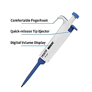 TAISITESMART Micropipette 100ul-1000ul Single Channel Pipettor Adjustable Micro Pipette for Laboratory School High Accurate Lab Pipette