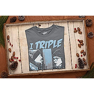Ripple Junction A Christmas Story Adult Holiday T-Shirt I Triple Dog Dare You Funny X-Mas Shirt Officially Licensed Medium Charcoal