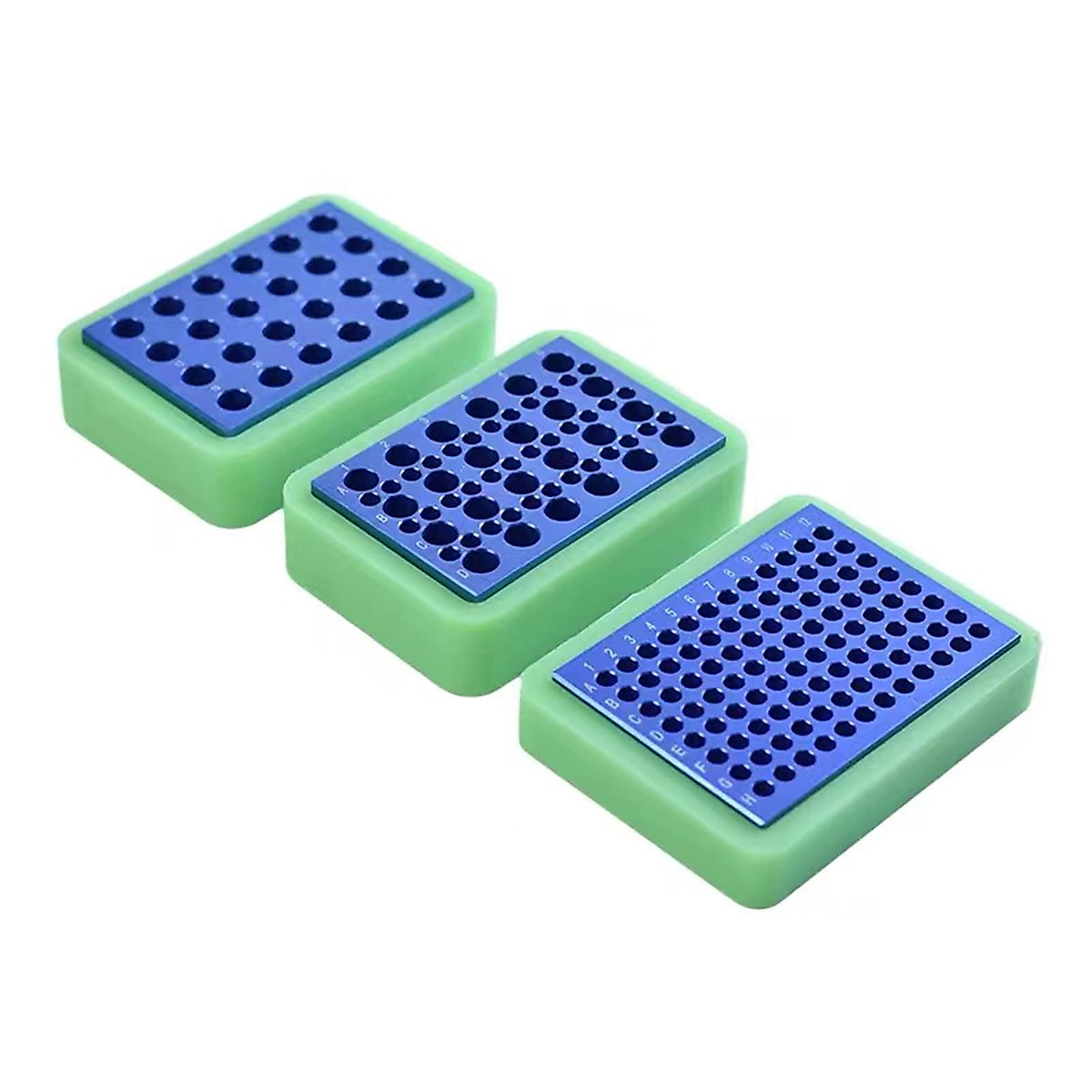 Aluminum Cooling Block - PCR Plate Cooler ，96-Well for 0.2 mL Tubes, Strips or 96-Well Plates (96-Well)