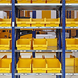 Pack of 50 - C Channel Magnetic Label Holders with Paper Inserts and Clear Plastic Protectors, Metal Surface Sign and Ticket Holder, Length of Label Area, 3" X Height of Label Area, 7/8"