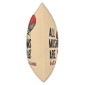 I AM A FUNGI WITH GOOD MORELS Mushroom Hunter Meme ALL Mushrooms are Edible But Some only Once Funny Meme Throw Pillow, 16x16, Multicolor
