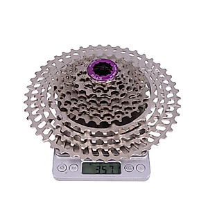 ZTTO SLR Lightweight Wide-Ratio Cassettes for 10 Speed 11 Speed 12 Speed Mountain Bikes (11 Speed 11-46t)
