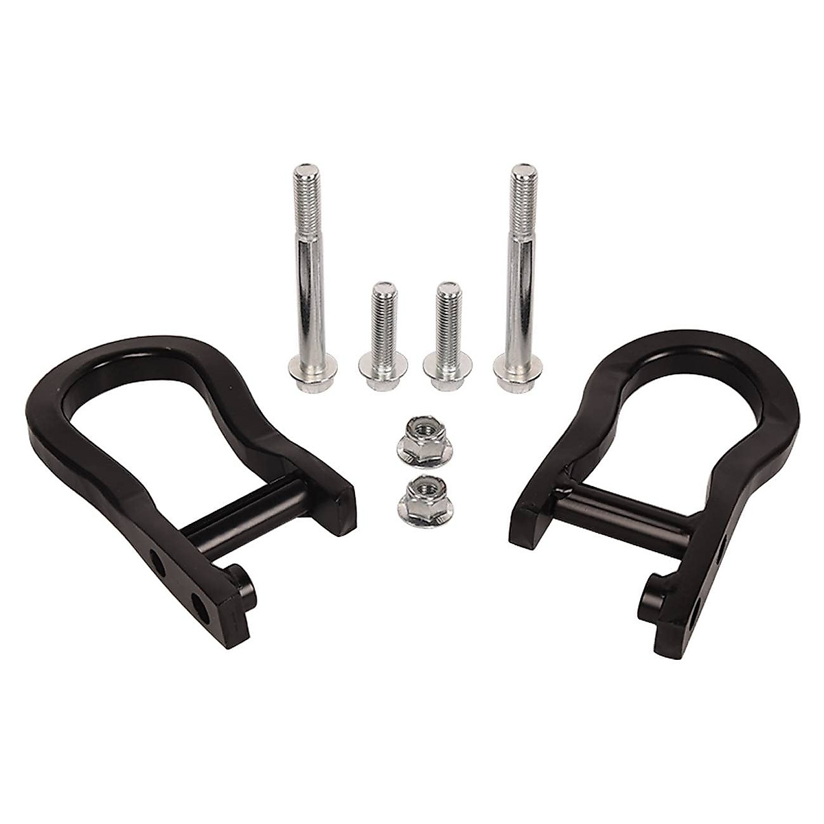 Gevog 84072462 23236699 Replacement for 2007-2019 LD Limited Sierra Silverado Pair Black Tow Hooks