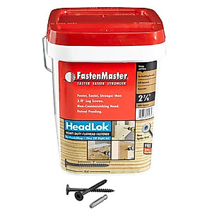 FastenMaster HeadLok No. 10 x 2-7/8 in. L Spider Hex Head Epoxy Steel Wood Screws 500 pk
