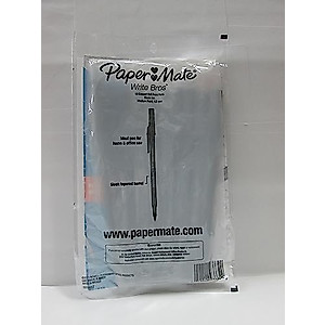 Paper Mate Write Bros Ballpoint Pens, Medium Point (1.0mm), Black, 10 Count