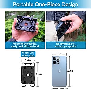 APEXEL Telescope Phone Adapter, Binocular Photo Adapter for Android & iPhone, Phone Holder Mount for Telescope, Monocular, Binocular, Microscope, Spotting Scope. (Including Bluetooth Shutter Remote)