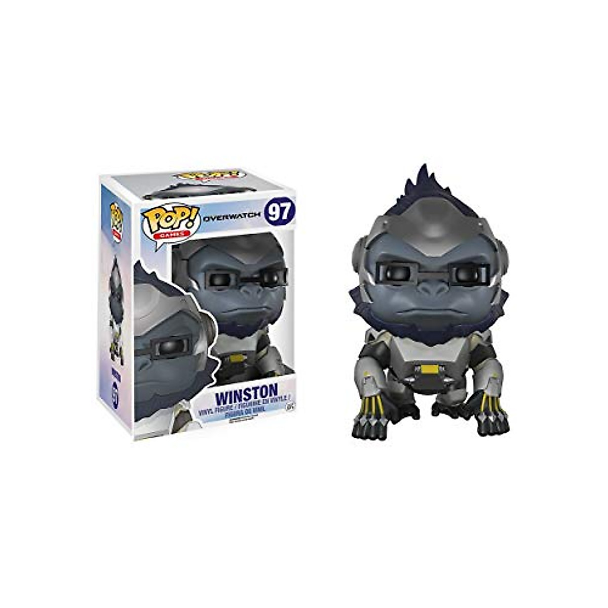 Funko Pop! Games: Overwatch Action Figure - Winston, 6"