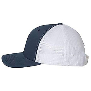 Denali Trucker Hat w/National Park Woven Patch (Navy/White)