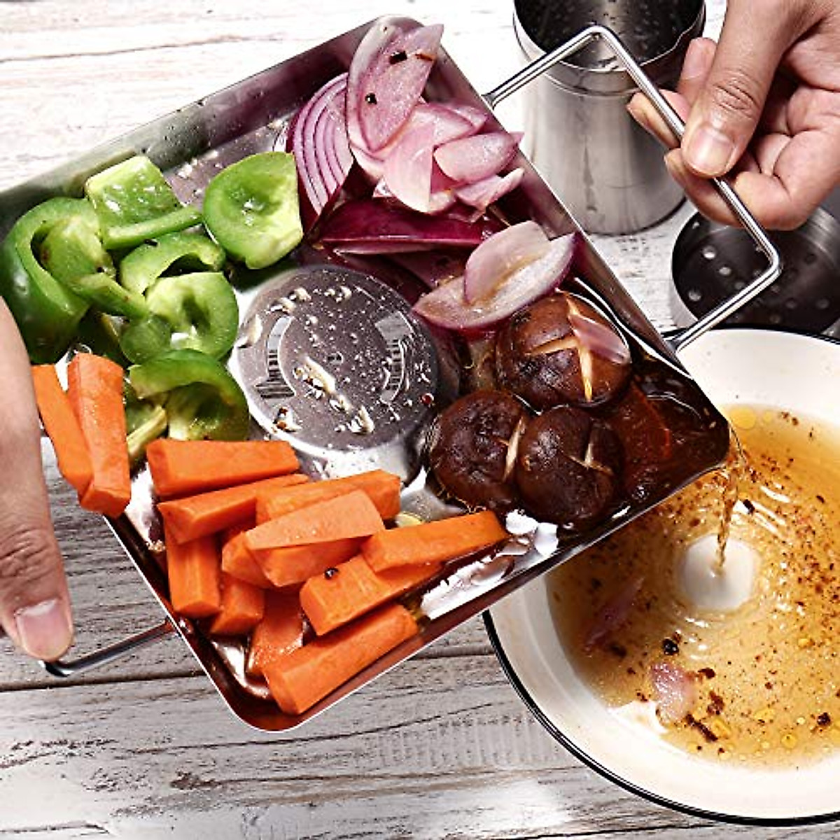 Beer Can Chicken Holder Stainless Steel Roaster Rack Includes Metal Canister and Drip Pan for Oven or Grill Smoker, Dishwasher Safe