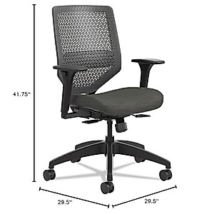HON SVR1ACLC10TK Solve Series Reactiv Back Task Chair, Ink/Charcoal