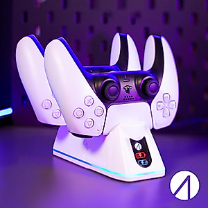 Stealth SP-C100 V Twin Charging Dock with Play & Charge Cable for PS5 (PS5)