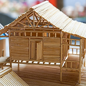 120PCS Wooden Dowel Rods, 1/4 x 12 Inch Round Unfinished Bamboo Dowel Rods, Wood Crafts Sticks Doweling Rods for Crafts and DIYers Arts Projects