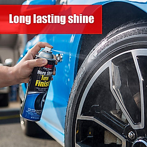 Stoner Car Care 91044 12-Ounce More Shine Original Tire Dressing Spray for Tire and Wheel Care and Long Lasting Tire Shine Rain Resistant Make Faded Tires Look New, Pack of 1