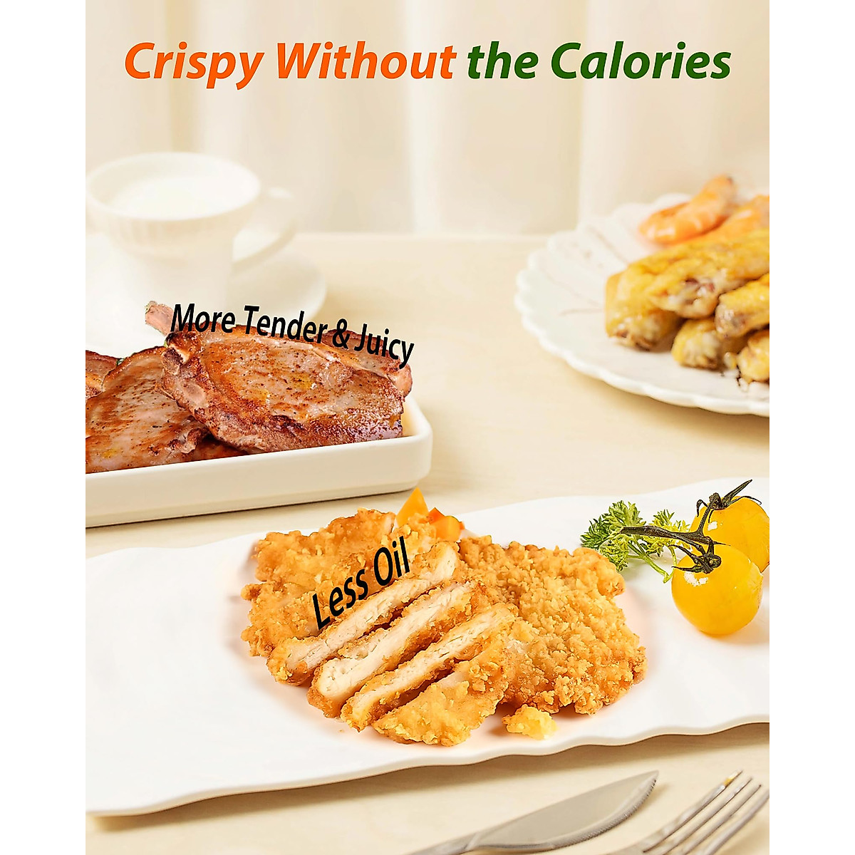 Nuwave Oven Pro Plus Air Fryer, Infra-Red Countertop, 2025 Advanced Convection, No Defrosting or Preheating, Cook Fresh or Frozen, Durable Power Dome, 100 Presets & 50 Memory, PFAS Free, Black