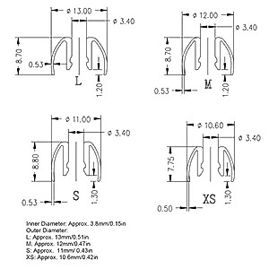 Kafuty-1 4 Pairs Silicone Earbud Tips,Replacement Earbud Ear Buds Tips for Sony in-Ear Headphones,L/M/S/XS Soft Eargels Earpads Ear Tips for Sony WF-1000XM3/WF-1000XM4