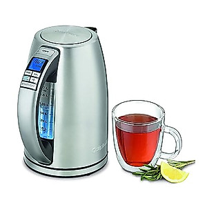 Cuisinart CPK-20FR 1.7L Digital PerfecTemp Cordless Electric Kettle Silver - Certified Refurbished