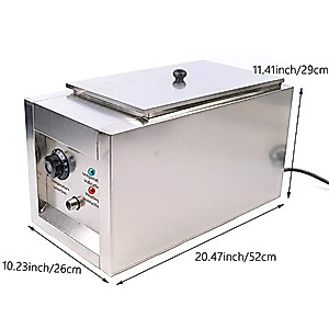 Pasta Cooker 2 Holes Noodle Cooking Machine 30-110℃ Pasta Cooking Tool 110V 2KW for Noodles Pasta Dumplings Soup