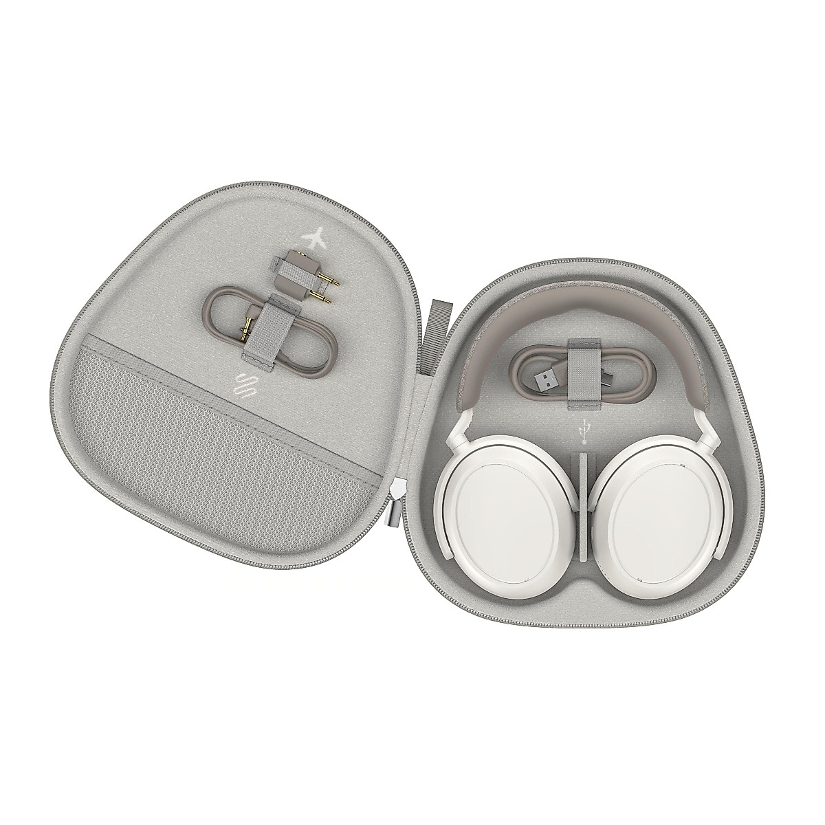 SENNHEISER Momentum 4 Wireless Headphones - Bluetooth Headset for Crystal-Clear Calls with Adaptive Noise Cancellation, 60h Battery Life and Customizable Sound, White (Renewed)