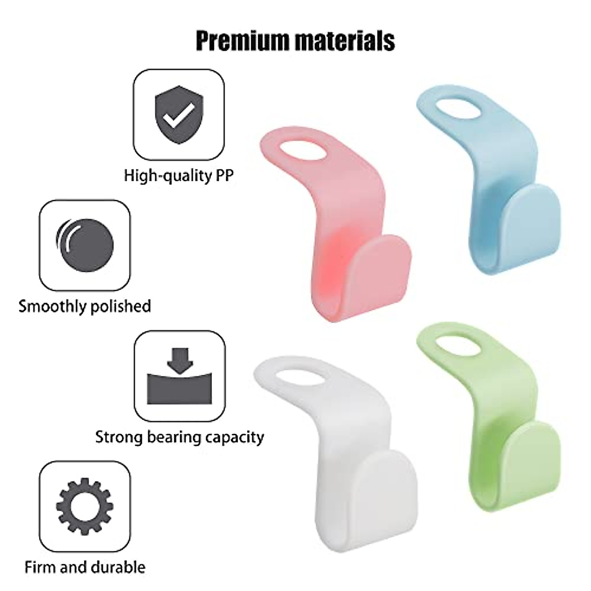 Clothes Hanger Connector Hooks,Closet Cascading Coat Hanger,Clothes-Rack Stacking Arranging Device,Plastic Hanging Connection Tool,Wardrobe Organizer Extender,Heavy Duty/Space Saving/Colorful(48pcs)