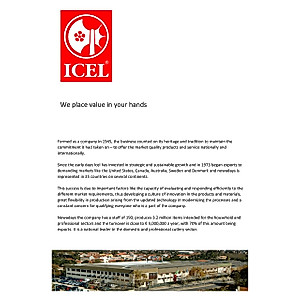 ICEL 4.25 Inch Straight Round Edge, High Carbon German Stainless Steel Razor Sharp Blade, Super Grip, Green Handle