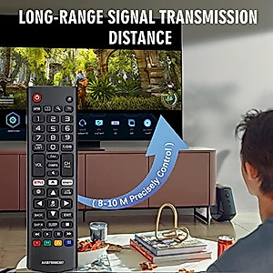 Universal Remote Control for All LG Smart TV, LG Remote Control for Smart TV OLED LCD LED HDTV 3D 4K Smart TVs with Shortcut Buttons