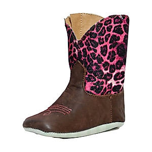 Tin Haul Infant Purrrfect Glitter Bootie Brown 1 M