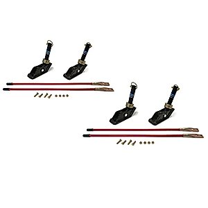 The ROP Shop | Heavy Duty (4) Square Plow Shoes & (2) Blade Guides for Western Midweight