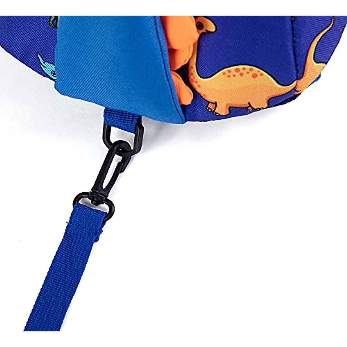 YUPING Toddler kids Dinosaur Backpack Book Bags with Safety Leash for Boys Girls (Style:1 Dark blue)