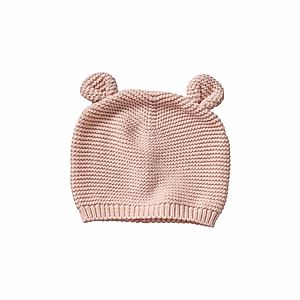GAP Unisex Baby Garter Hat, Milkshake Pink, 3-6 Months US
