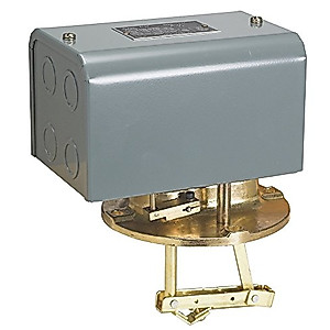 Square D by Schneider Electric 9038DG8 Closed Tank Mechanical Alternator, Flange Top Mount, NEMA 1, 2-5/8" Min. Water Level Change Post Length, Contacts Close on Rise