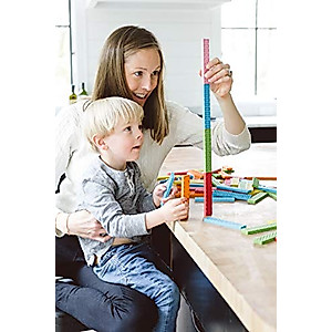 Tegu 40 Piece Perfect Blocks Building Set Purple & Blue (Amazon Exclusive)