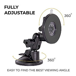 hula+ Shower/Mirror Phone Holder/Mount/Stand. Reusable Non-Residue Mount for Bathroom/Kitchen/Wall. Compatible with All Phones, Great Gift for TikTok/YouTube/Make Up… (Black)