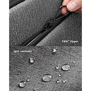 tomtoc 360 Protective Laptop Sleeve Designed for 16-inch New MacBook Pro M4/M3/M2/M1 Pro/Max 2024-2019, Water-Resistant Well-Organized Accessory Sleeve Case with Handle