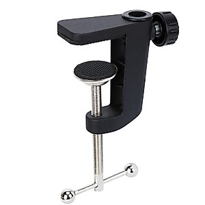 Metal Desk Clamp For Microphone Suspension Boom Scissor Arm Stand Holder with Adjustable Screw by SUNMON