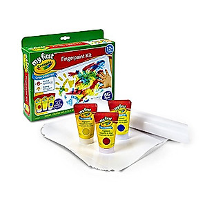 Crayola My First Fingerpaint Kit, Washable Paint, Gifts, Ages 1, 2, 3, 4, 5
