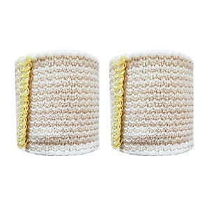 Premium Elastic Bandages Combo - Self Grip Closure – Non-Latex – 2 x 2-inch, 2 x 3-inch and 2 x 4-inch Wide Compression Bandages - Ideal for Sports, Soreness, Injury and Support