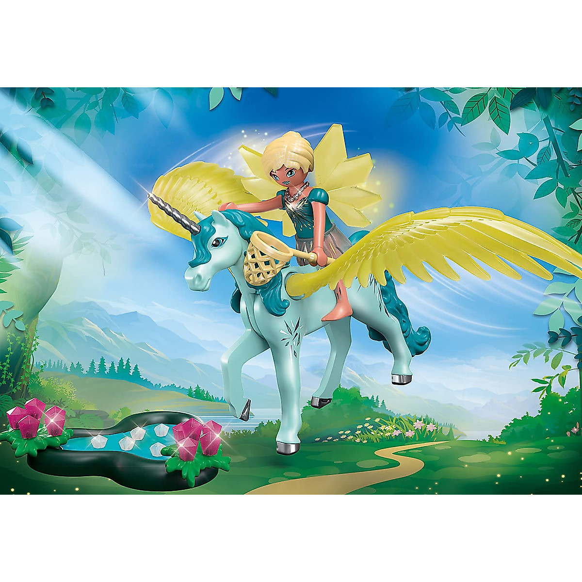 Playmobil Adventures of Ayuma Crystal Fairy with Unicorn