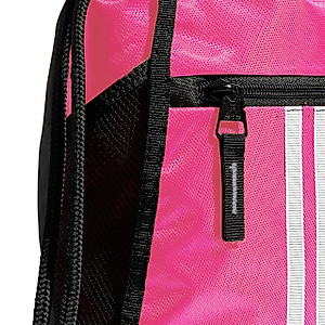 adidas Alliance II Sackpack, Drawstring, Lightweight Small Gym Bag for Women, Soccer Backpack, Team Shock Pink, One Size