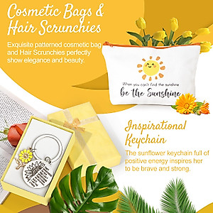 Get Well Soon Gift Baskets for Women, 9pcs Care Package for Women, After Surgery Recovery Gifts for Women, Feel Better Gifts Thinking Of You Gifts - Sending You Sunshine Box for Sick Friend