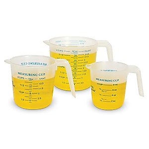 Learning Resources Liquid Measures, Set of 3, Multi-Color