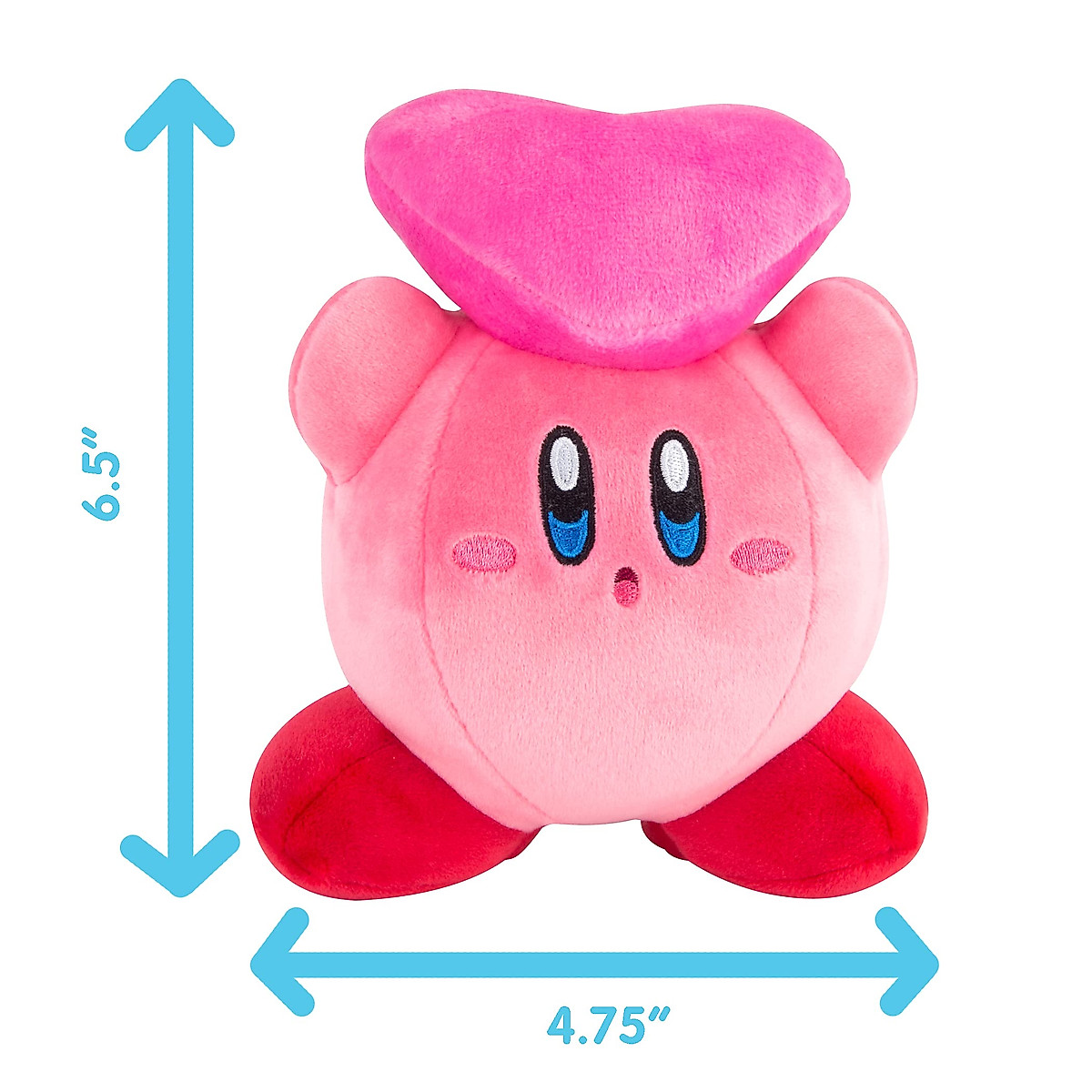 Club Mocchi Mocchi- Kirby Plush - Kirby and Friend Heart Plushie - Soft and Squishy Video Game Collectibles - Valentines Day Gifts and Valentines Day Decor - Gaming Room Decor - 6 Inch