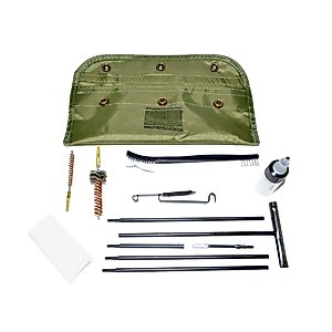 Sniper Grunt .22 Gun Cleaning Jags Brush Kits Brass Case Gun Cleaning Tool Kit, 10-Piece Complete Rifle Cleaning Kit in Heavy Duty Carry Case.