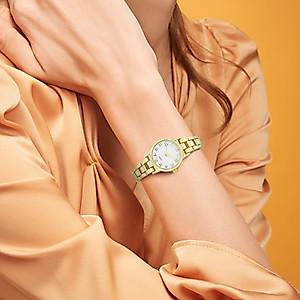 IBSO Women Watches Ladies Quartz Wristwatches Waterproof Bracelet Watch Relogio Feminino (0015 Gold)