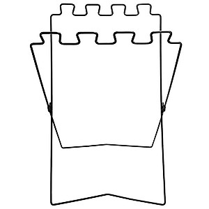 FECAMOS Trash Rack, BBQ Trash Rack Simply Open The Trash Bag Holder Lightweight for Camping Picnic, Barbecue and Other Activities